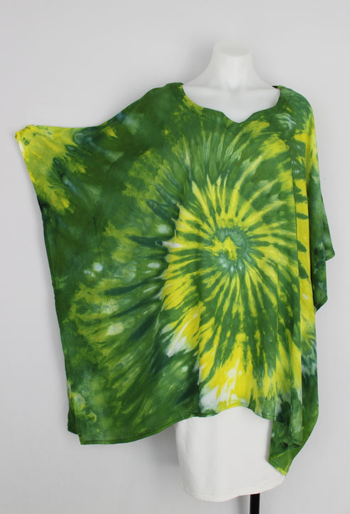 Poncho One size fits most - Sunny Day spiral – A Spoonful of Colors