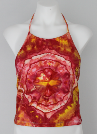 Halter top size Medium - ice dye - Watermelon twist – A Spoonful of Colors